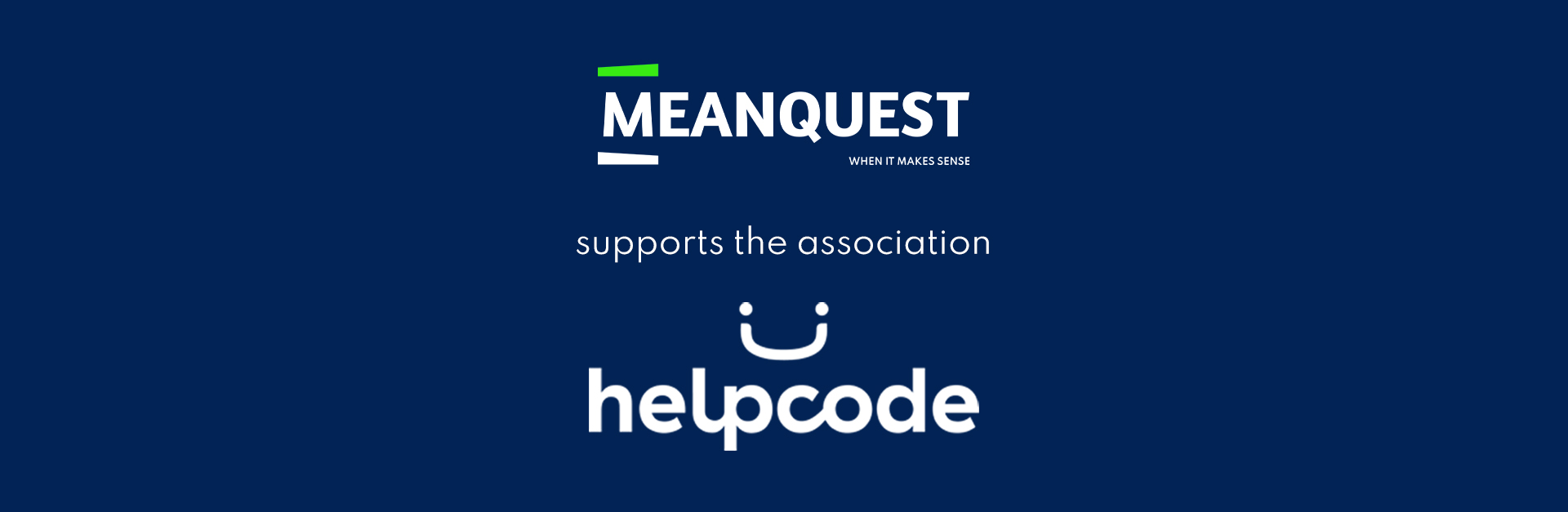Partnership with Helpcode, school construction | Meanquest